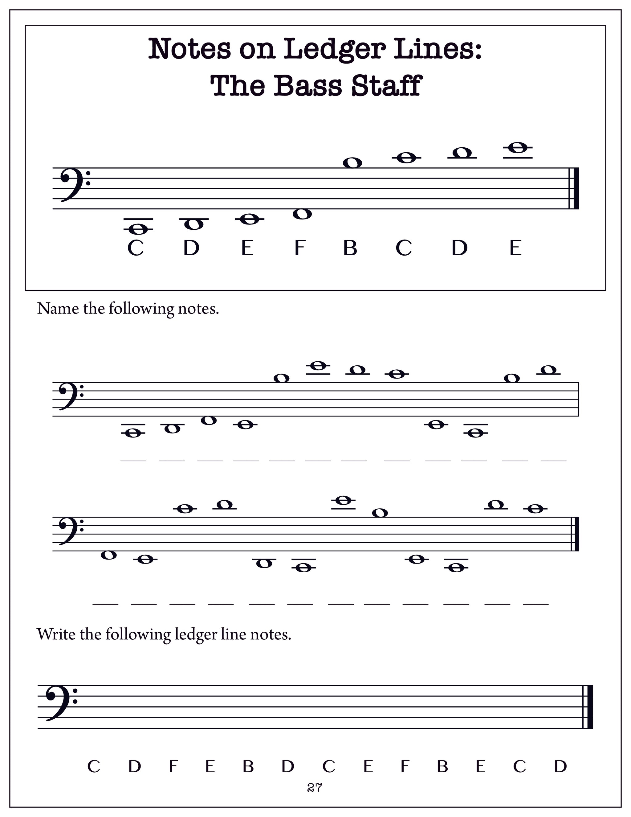 Elementary Music Theory Note Speller – Essential Music Theory